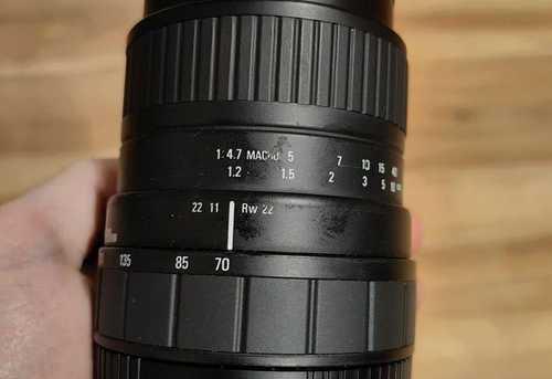 Sigma AF 70-210mm f/4-5.6 Canon (с ошибкой)