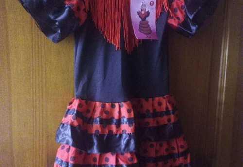 Платье испанское для фламенко для девочки, 3-5 лет