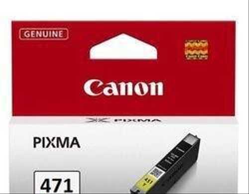 Картридж струйный Canon CLI-471Y 0403C001 желтый д