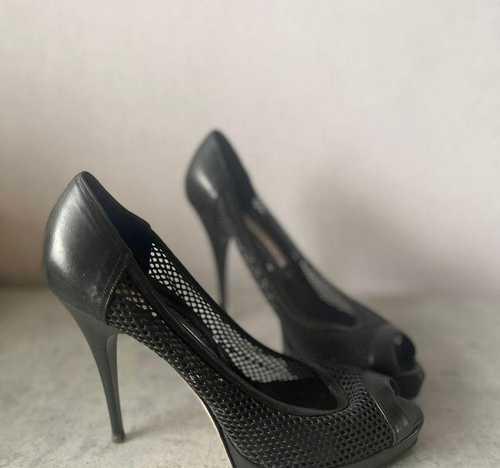 Туфли чёрные Gianmarco Lorenzi