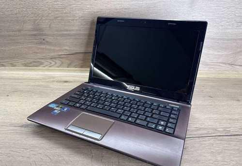 Мощный игровой ноутбук Asus i5/8gb/SSD/GT520M