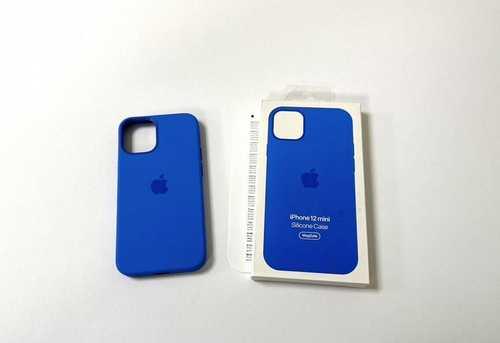Чехол на iPhone 12 Mini Silicone Case Capri Blue
