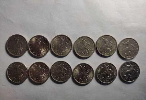 Монеты 1, 5, 10, 50коп 1997-2015