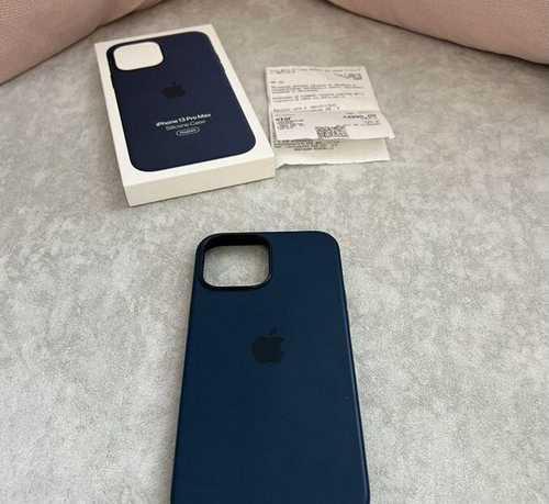 Чехол Apple Silicone Case iPhone 13 Pro Max синий