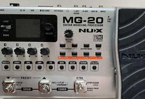 Гитарный процессор nux mg 20