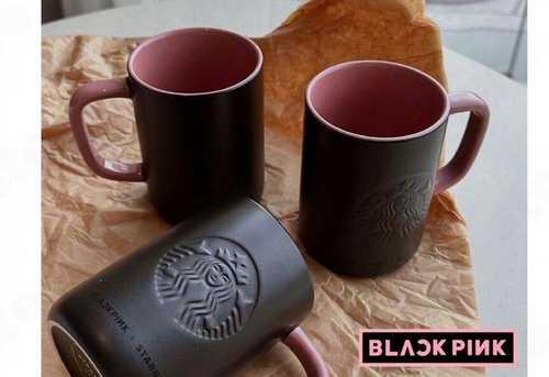 Кружка керамическая Blackpink и Starbucks