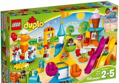 Lego duplo 10840 Большой парк аттракционов