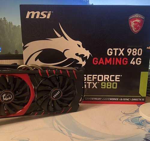 Видеокарта MSI GTX 980 Gaming 4G