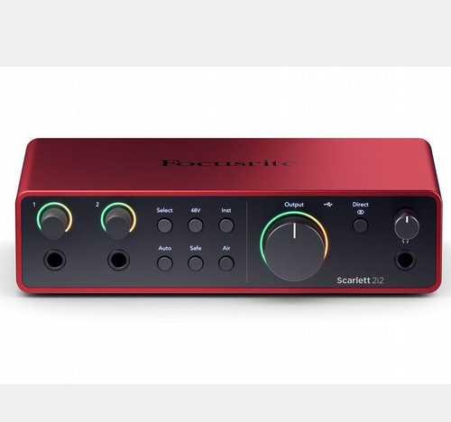 Focusrite Scarlett 2i2 4th Gen звуковая карта