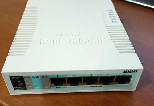 Коммутатор MikroTik RB260GS