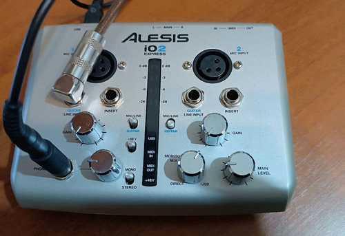 Внешняя звуковая карта Alesis io 2 express