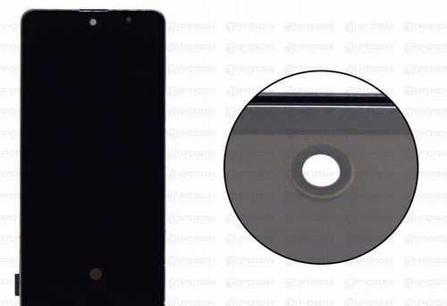 Дисплей Samsung A515F/DS (A51) в рамке (черный)