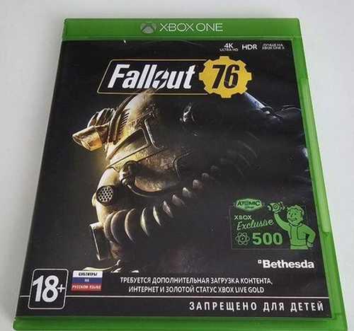Fallout 76 xbox диск