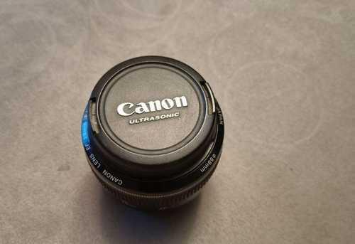 Объектив canon lens ef 28mm 1:1.8 ф58mm