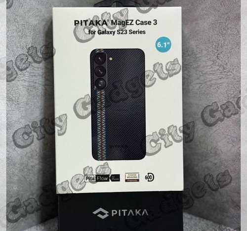 Чехол Pitaka на Samsung Galaxy S23 Rhapsody 600D