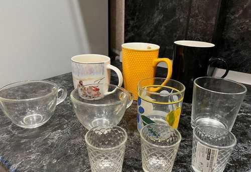 Кружки чашки стаканы стопки