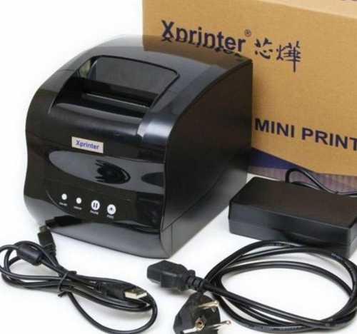 Термопринтер этикеток xprinter xp 365b