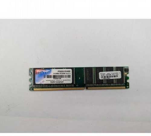 Модуль памяти psd512400, DDR, 512MB