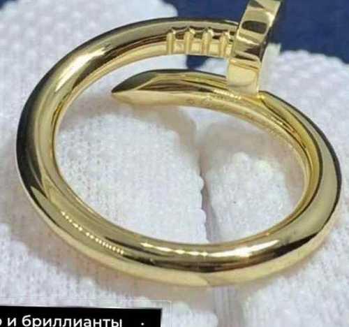 Cartier Кольцо juste UN clou, желтое золото, 6г