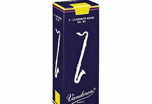 Трости для бас-кларнета Vandoren Traditional №1,5