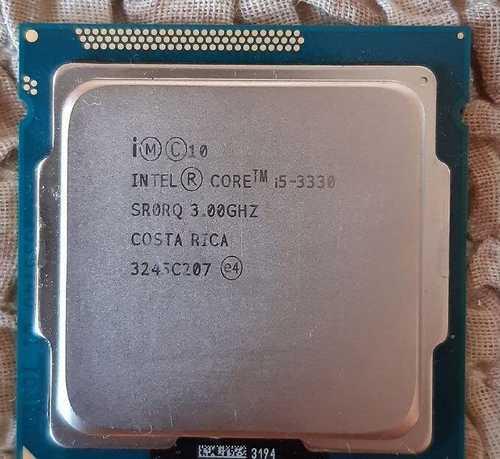 Intel core i5 3330 + asus P8H61-MX R2.0