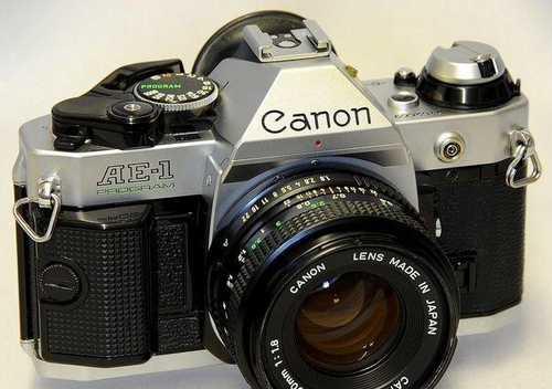 Зеркальный фотоаппарат canon AE-1