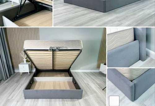 Кровать мягкая в стиле лофт loft с матрасом