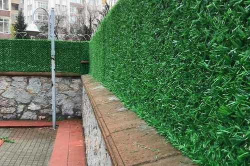 Забор из сетки рабицы / Зеленый забор