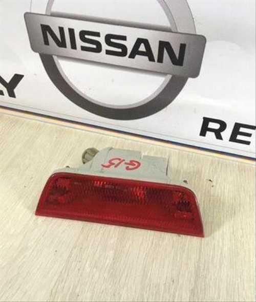 Фонарь противотуманный задний Nissan almera G15
