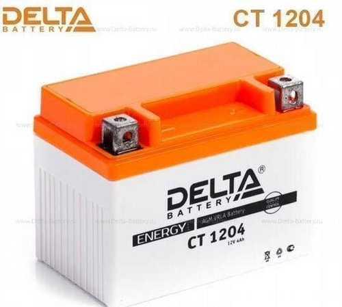 Аккумулятор 12V на Мопед Скутер Delta CT 1204