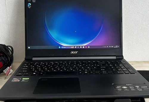 Игровой ноутбук 15.6" Acer Aspire 7 A715-42G, 256 ГБ, Ryzen 5 5500U, RAM 24 ГБ, GeForce GTX 1650 4 ГБ
