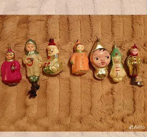 Елочные игрушки СССР Дети