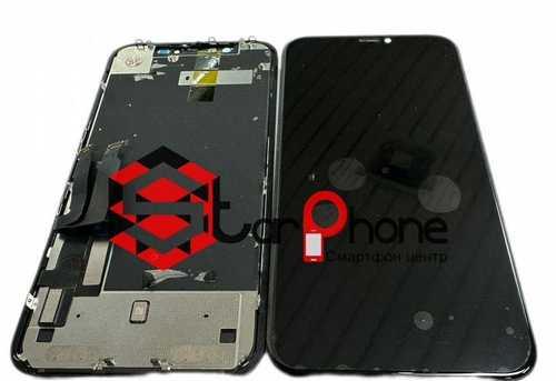 Дисплей + тачскрин iPhone XR + метал. пластина, HC