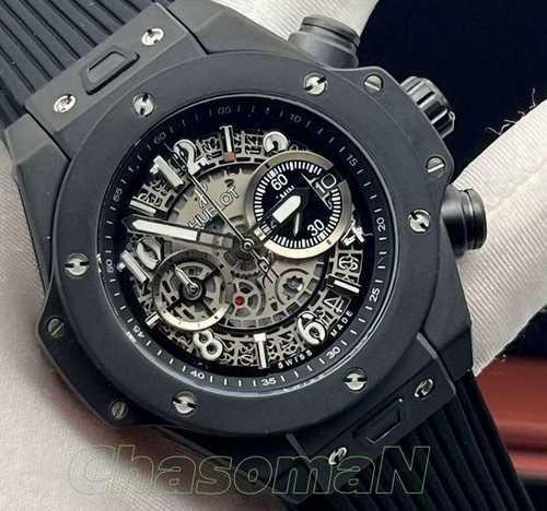 Мужские наручные часы Hublot Black