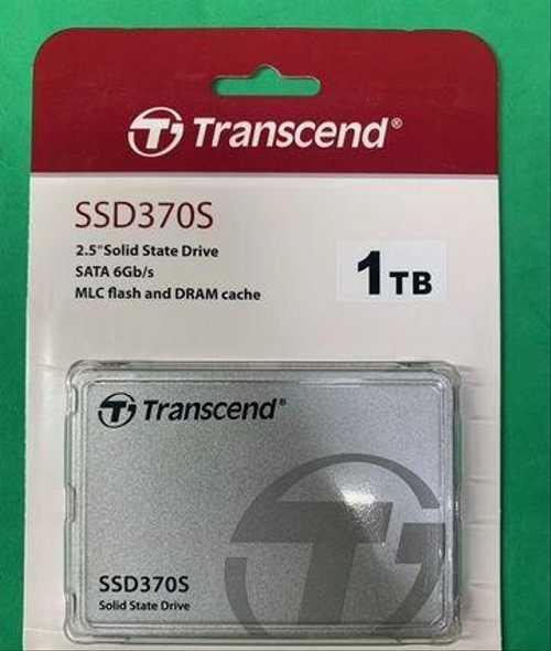 Transcend SSD370S 1tb MLC TS1tssd370S, NEW нал/б