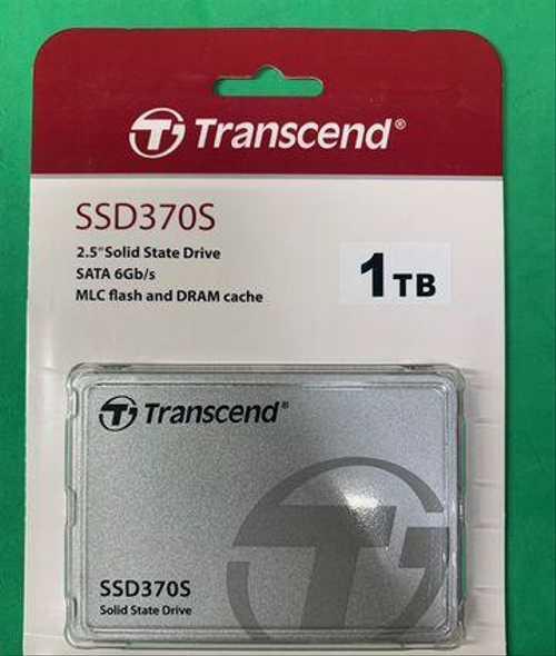 Transcend SSD370S 1tb MLC TS1tssd370S, NEW нал/б