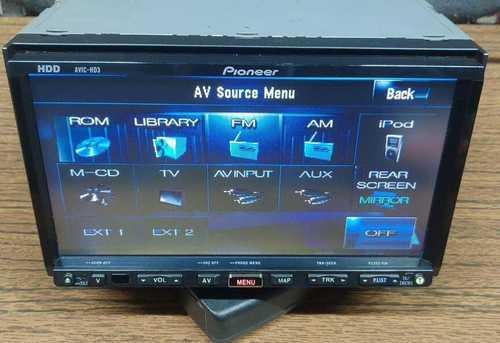 Pioneer avic-HD3 + XDV-P9 + GEX-P5700TVP + CDX-P12