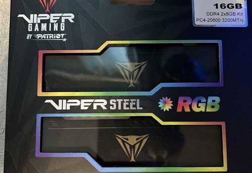 Оперативная память Patriot Viper Steel RGB 2x8GB