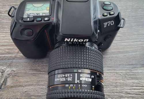 Пленочный фотоаппарат nikon f70 kit