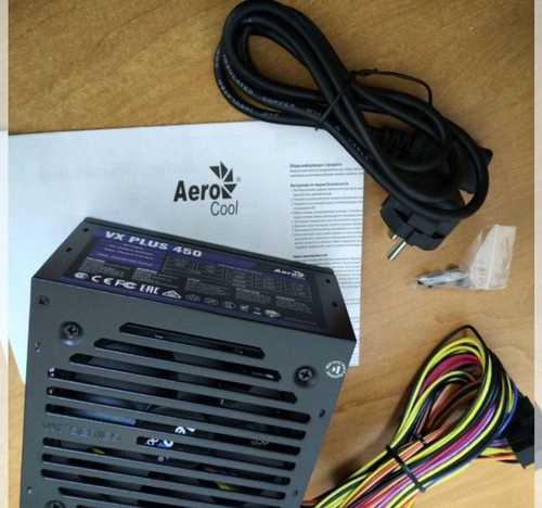 Блок питания aerocool vx plus 450