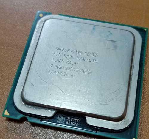 Процессор Intel Pentium E2180 LGA775, 2 x 2000 мгц