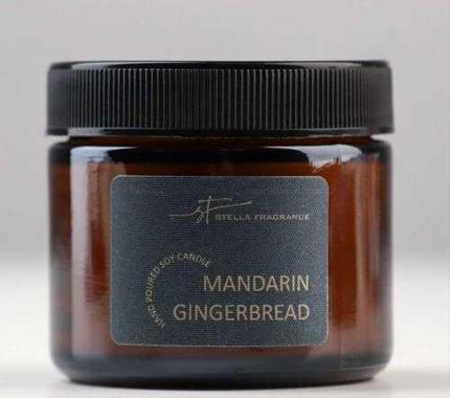 Свеча ароматическая в банке "mandarin gingerbread"