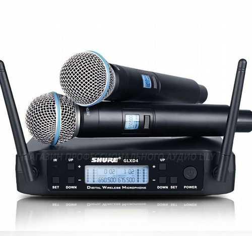 Радиомикрофон Shure beta 58 радиосистема