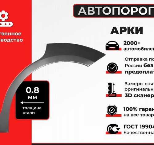 Ремонтная арка Audi A6 (C6)