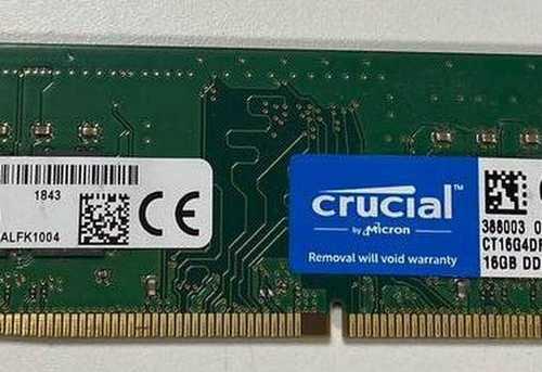 Оперативная память Crucial 16GB 2133 2400 2666