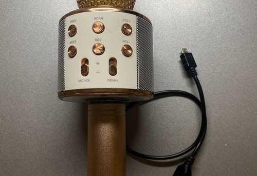 Микрофон колонка для караоке беспроводной