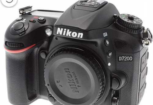 Зеркальный фотоаппарат nikon d7200