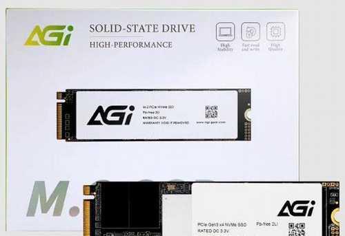 SSD Nvme диск AGI 512GB AI218 с Dram-буфером