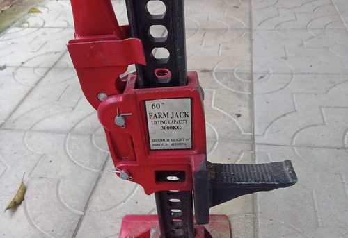 Домкрат хайджек усиленный Farm Jack 150 см 3 т