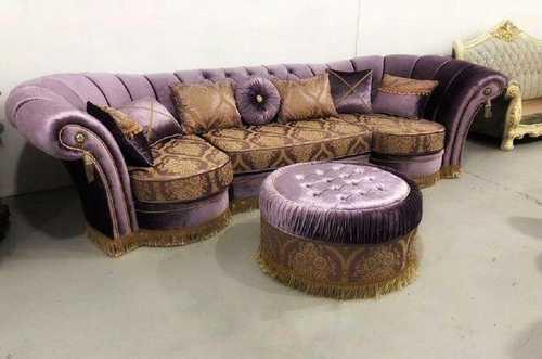 Тканевый диван в классическом стиле с гарантией
